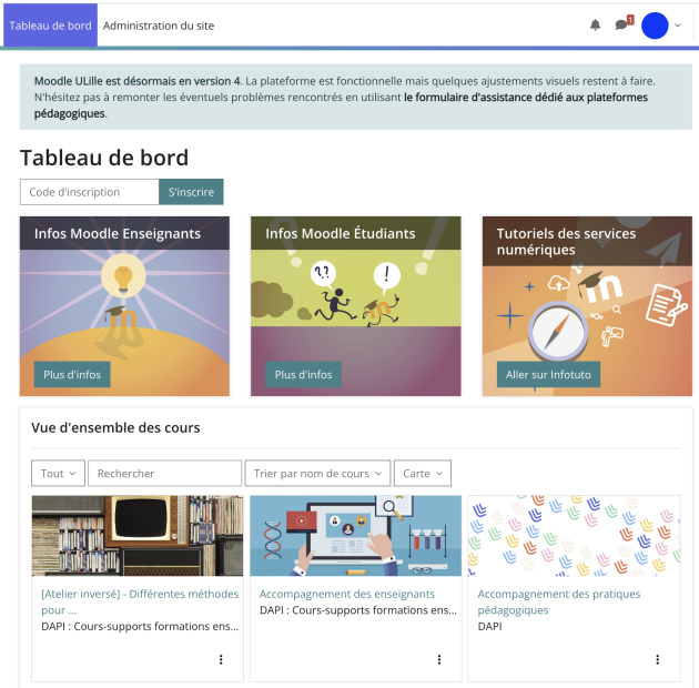 Retrouver ses cours [Retrouver ses cours]