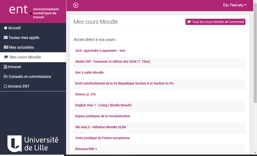 Moodle: Prise En Main , moodle – GPJJO